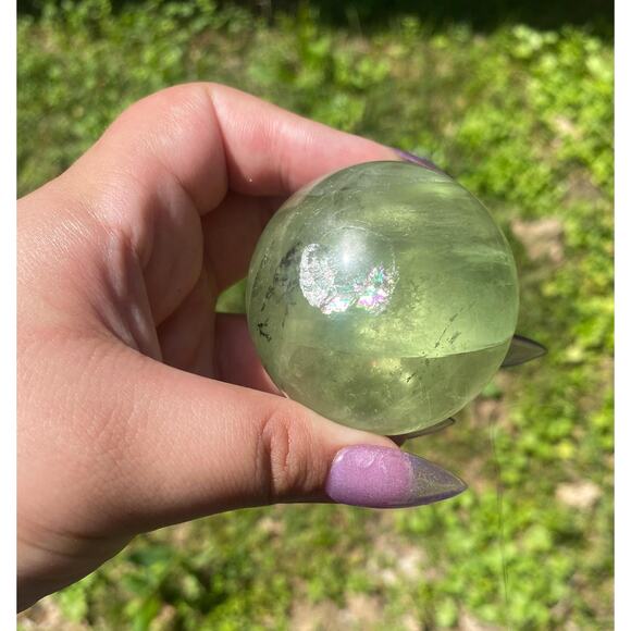 SerenityGemShop | Accents | 52 Mm Apple Green Fluorite ...